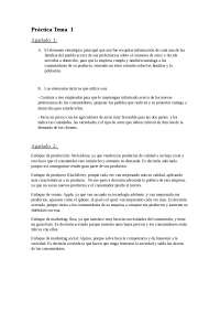 Practica Tema 1 - Ejercicios de Marketing - Docsity
