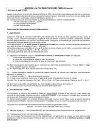 Exercices de chimie sur la pile sous toutes ses faces - Docsity