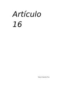 Articulo 16 - Apuntes de Derecho Penal - Docsity