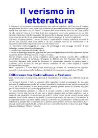 Il-verismo-e-giovanni-verga - Docsity