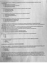 Examen prácticas micro parte II mayo 2012 - Ejercicios de Microbiología | Docsity