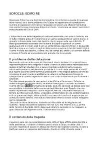 EDIPO RE - SOFOCLE - Docsity