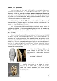 TEMA 11. ARTE PREHELÉNICO Hasta hace poca más de un siglo, los hist ...