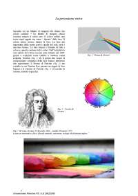 Appunti Meccanismo di visione e la percezione visiva - Docsity