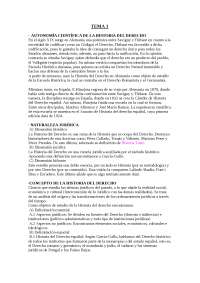 Autonomía científica de la historia del derecho - Apuntes de Historia ...