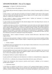 Giovanni Filoramo Che cos'è la religione - Docsity