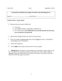 Exam 1 with Answers - General Chemistry | CHEM 1035 - Docsity