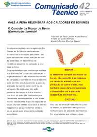 Controle da mosca do berne - arquivo zipado - Docsity