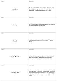 Mktg Chapter 1 Mktg 3110 Marketing Concepts Docsity