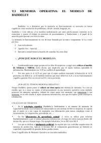 Memoria operativa: el modelo de Baddeley - Apuntes de Psicología del ...