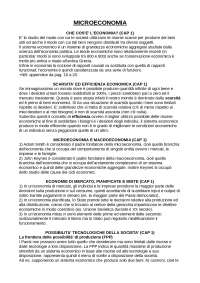 Riassunto Economia - Samuelson Nordhaus Bollino - Docsity