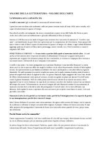 Lezione prof.cannas - Dante e il valore della letteratura - Docsity