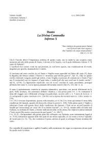 Schema Inferno X divina commedia - Docsity