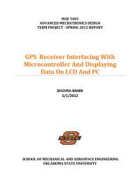 gps receiver interfacing with microcontroller and displaying data on lcd and pc - Docsity