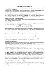 Schemi di Fisica - 5° anno Liceo Scientifico - Docsity