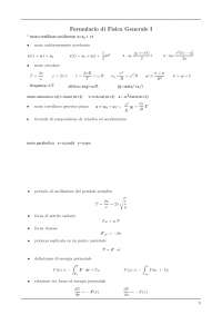 Formulario di Fisica generale I - Docsity