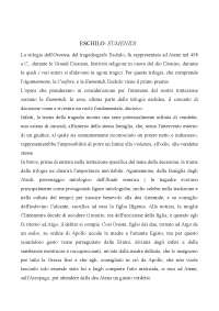 Eumenidi di Eschilo | Appunti di Letteratura Greca | Docsity