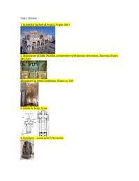 Introduction to Fine Arts - Test 1 Review Exam | ART 1001 - Docsity