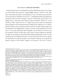 Storia della filosofia antica: Anassimandro - Docsity