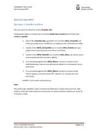 Ejercicios informatica - Ejercicios de Biotecnología - Docsity