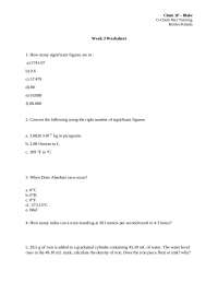 Practice Worksheet - Intermediate French | French 2A - Docsity