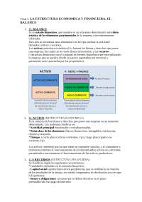 La estructura económica y financiera. El balance - Apuntes de Finanzas ...