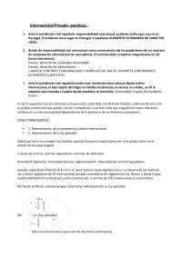 Practicas inteernacional privado - Ejercicios de Derecho Internacional - Docsity