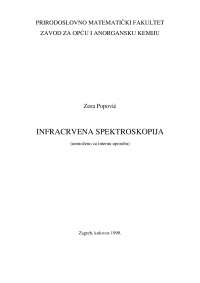Infracrvena spektroskopija: interpretacija spektra | Skripte' predlog Osnovi fizičke hemije ...