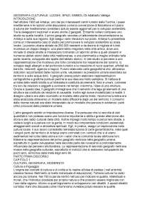 Riassunto Geografia Culturale di Adalberto Vallega | Sintesi del corso ...