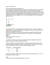 Exercícios Unesp 2014 e 2015 - Mat - Fís - Qui - 2ª Fase - Sem gabarito ...