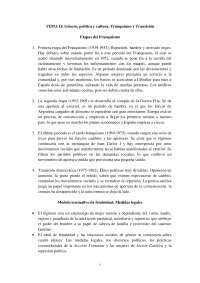 TEMA II: Género, política y cultura. Franquismo y Transición Etap ...