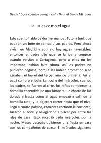La luz es como el agua - Docsity