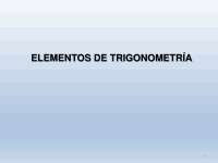 Apunte sobre los elementos de la trigonometría - Docsity