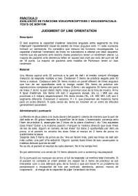 JUDGMENT OF LINE ORIENTATION VISUAL FORM DISCRIMINATION - Ejercicios de ...