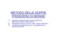 Metodo delle doppie proiezioni di monge1 - Docsity