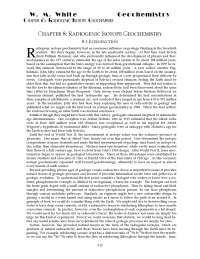 Chapter08 Introduction to Geochemistry White - Docsity