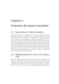 Calcolo numerico - Docsity