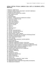 Klinicka biohemija - lekcijeza ispit | Skripte' predlog Biohemija - Docsity