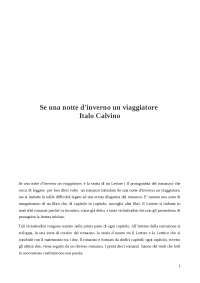 Riassunto libro "Se una notte d'inverno un viaggiatore - Italo Calvino ...