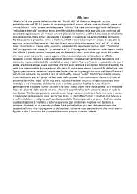 "Alla luna" di Giacomo Leopardi - Docsity