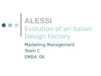 Mba marketing management alessi case study - Docsity