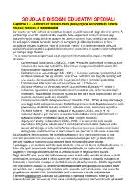 Scuola e Bisogni Educativi Speciali (Marisa Pavone) | Sintesi del corso ...