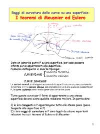 Teoremi meusnier eulero - Docsity
