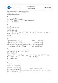 Soluciones ejercicios UD8 - Ejercicios de Química - Docsity