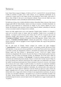 Seneca - tutto quello che devi sapere in poche pagine - Docsity