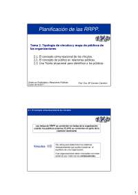 Tema 2 - Planificación de las RRPP - Apuntes de Publicidad y Promoción ...