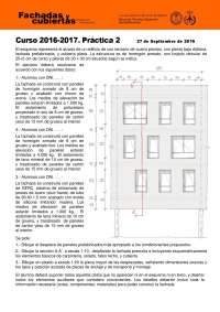 Fachadas y cubiertas - practica 2 - Ejercicios de Construcción - Docsity
