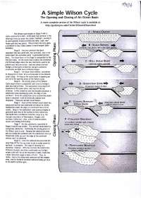Basin analysis wilson cycle handout - Docsity