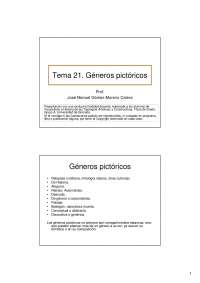 Generos pictoricos - Apuntes de Historia del Arte - Docsity