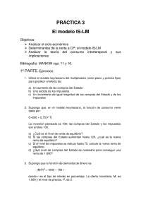 Practica 3 macro - Ejercicios de Macroeconomía - Docsity